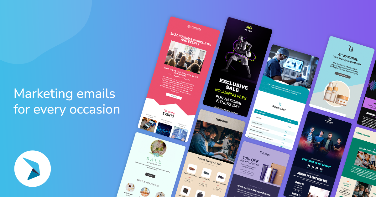 Free Email Templates, Responsive with Easy Editing | PosterMyWall ...